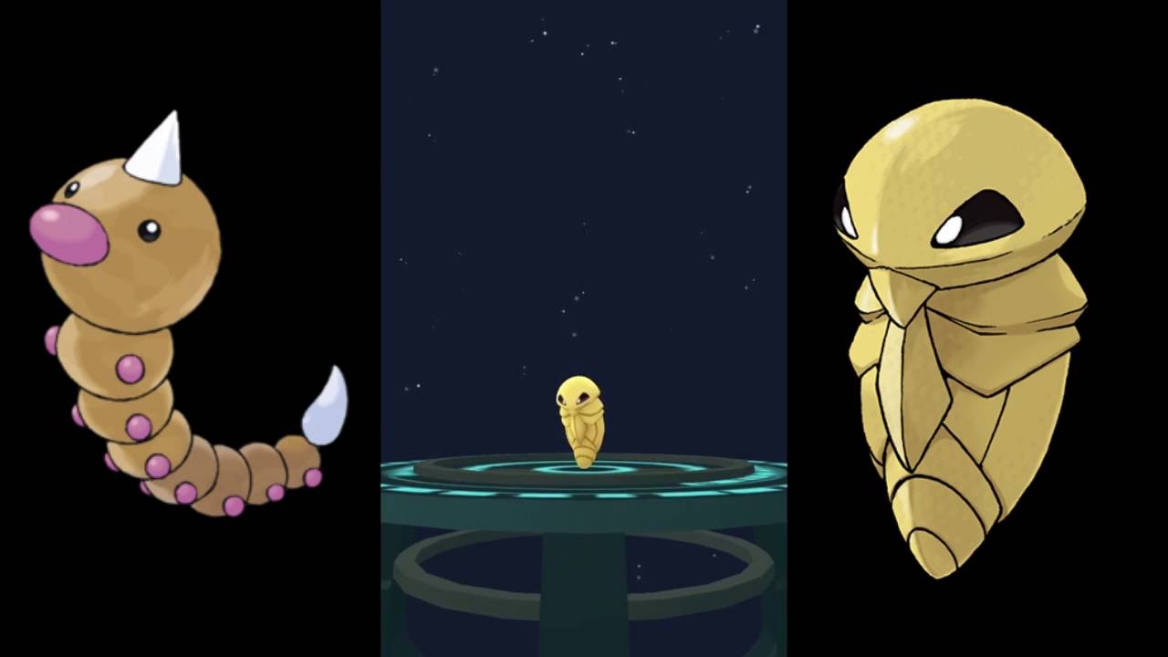 【Pokémon Go】獨角蟲(Weedle)進化evolve鐵殼蛹(Kakuna) - YouTube