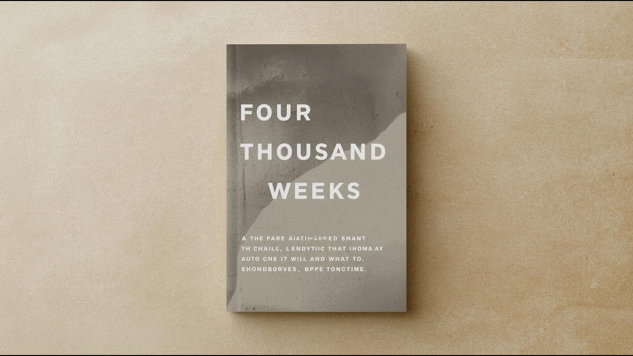 Four Thousand Weeks Book Summary in Bangla | সময় ব্যবস্থাপনা নিয়ে ...