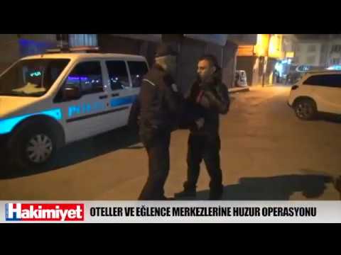 GAZİANTEP'TE OTELLER VE EĞLENCE MERKEZLERİNE HUZUR OPERASYONU
