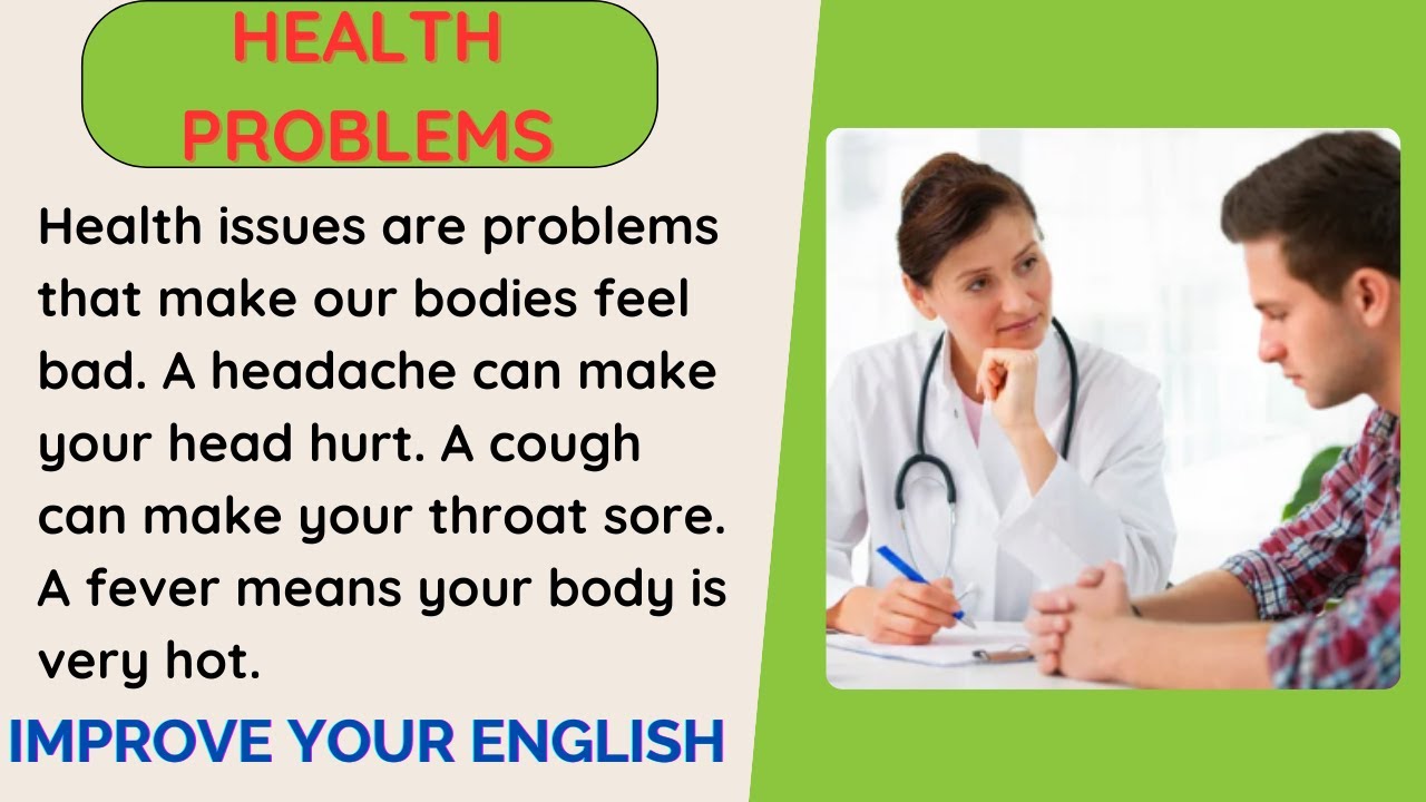 Health Problems | Improve your English | Learning English Speaking ...