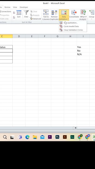 How To Add Drop Down List In Excel Sheet Learnexcel Excel Exceltips Microsoft Exceltricks