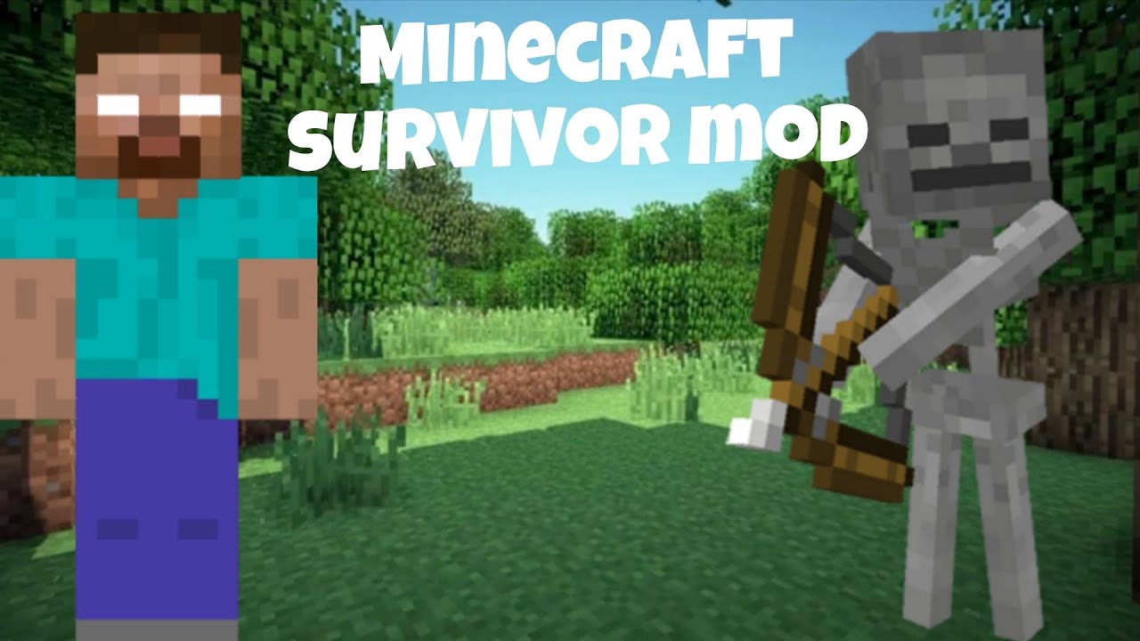 Minecraft survival mod 💪 skeleton attack - YouTube