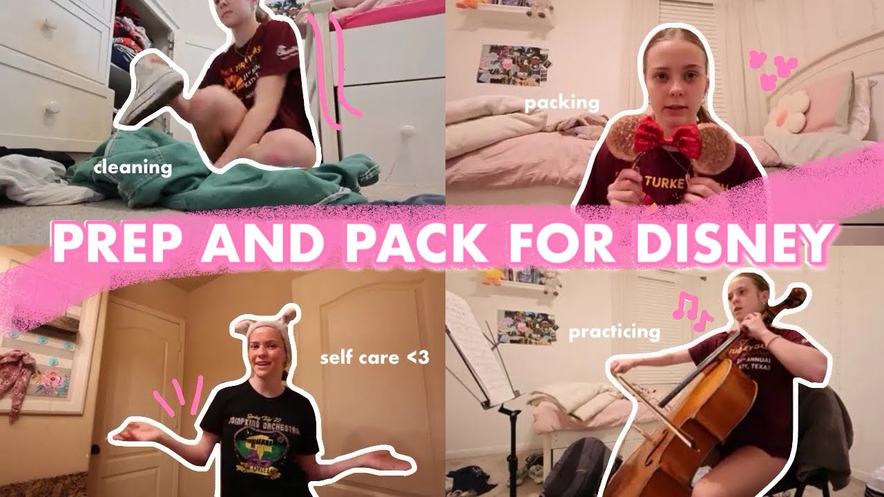 PREP AND PACK WITH ME FOR DISNEY WORLD - YouTube