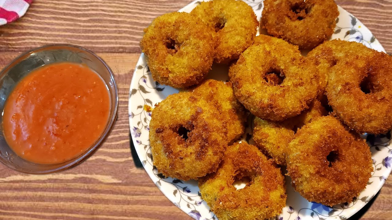 Chicken donut recipe | Easy way to make chicken donut - YouTube