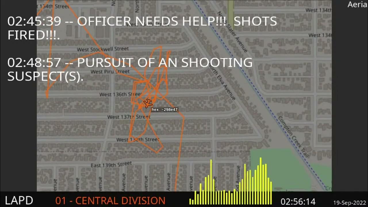 OFFICER NEEDS HELP! SHOTS FIRED! // LAPD Los Angeles Police Department ...