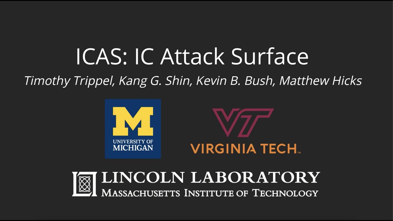 ICAS: Integrated Circuit Attack Surface - YouTube