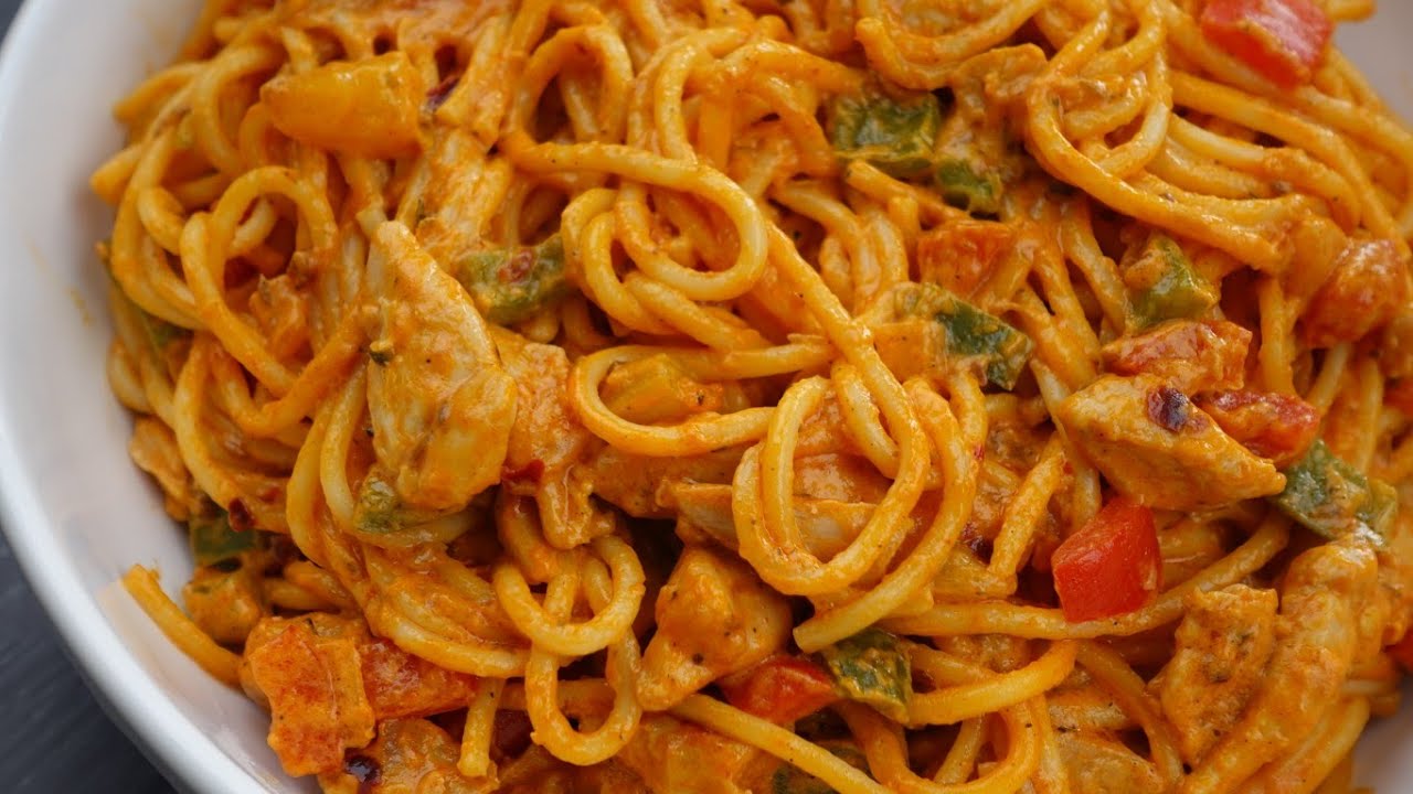 Quick And Easy Spaghetti Recipe,Creamy Chicken Spaghetti By Recipes Of ...