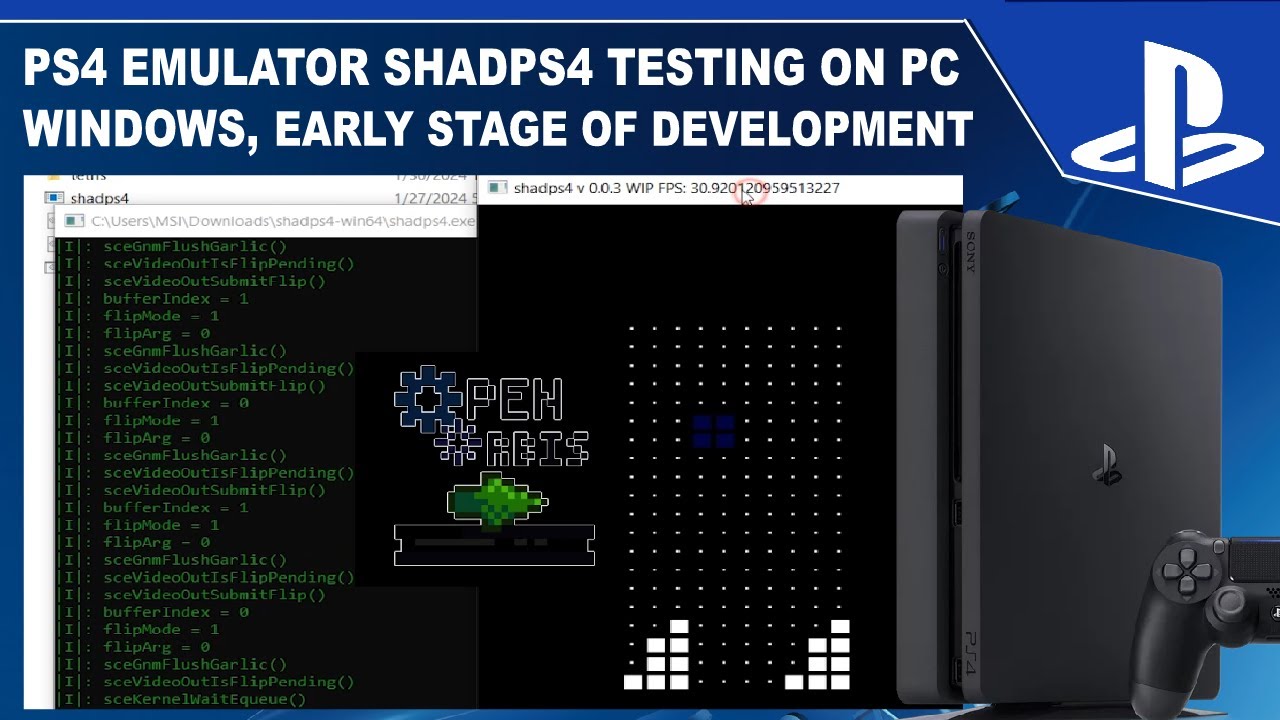 PS4 Emulator ShadPS4 Testing on Windows PC - YouTube