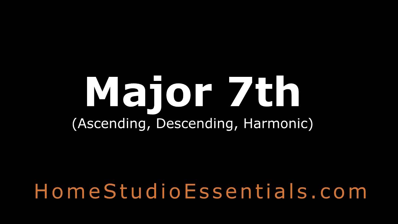 Major 7th: Interval Ear Training (Ascending, Descending, Harmonic ...
