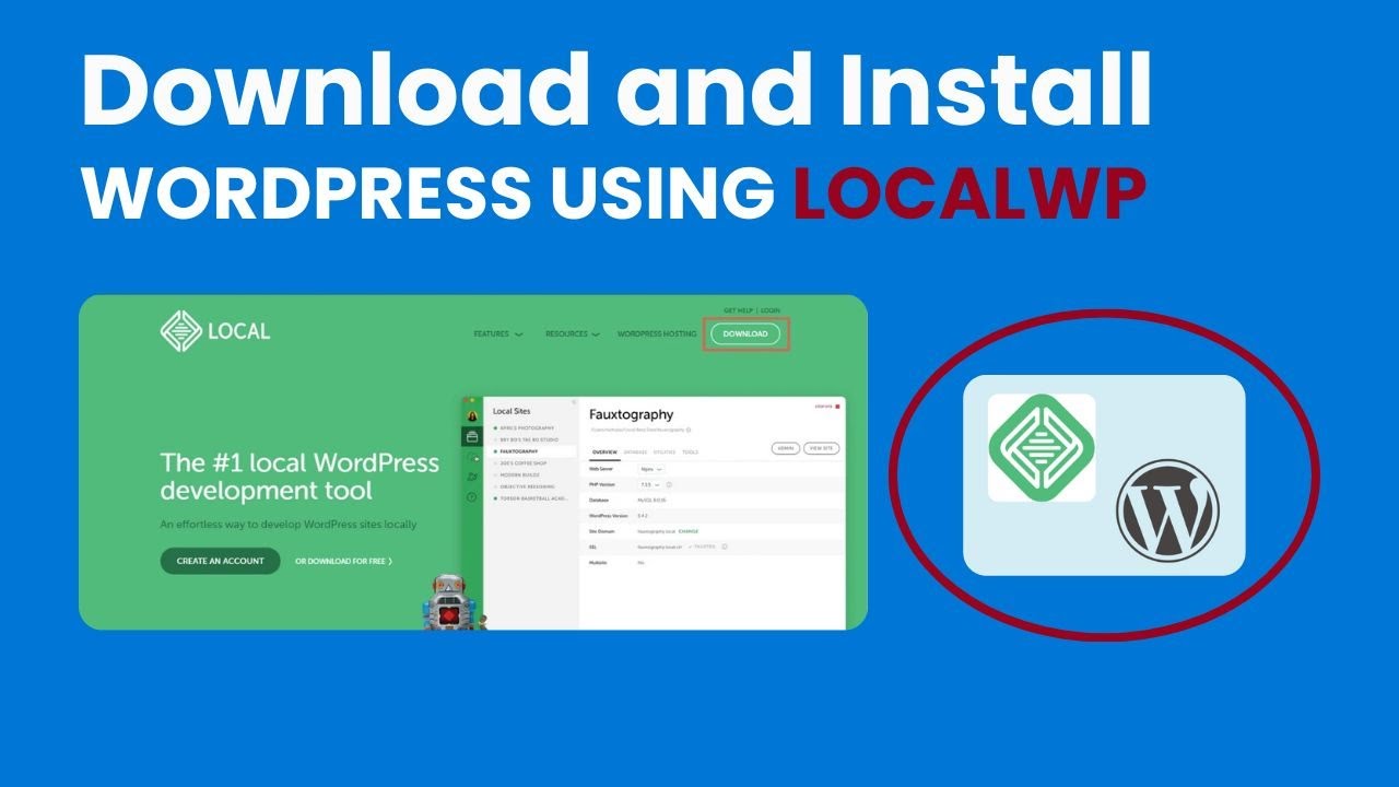 How To Download And Install Wordpress Using Localwp Localwp Step By Step Guide 2025 Youtube