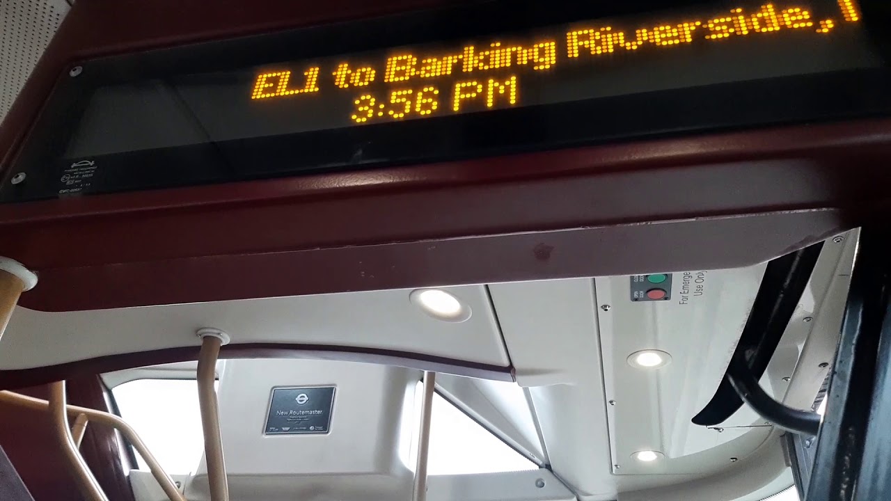 Journey on the EL1. LTZ2136. LT936. Go Ahead NBFL New Routemaster ...