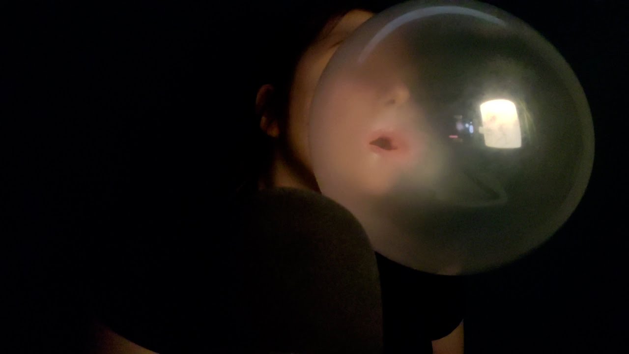 Asmr Huge Bubble Blowing With Fast Gum Chewing Youtube