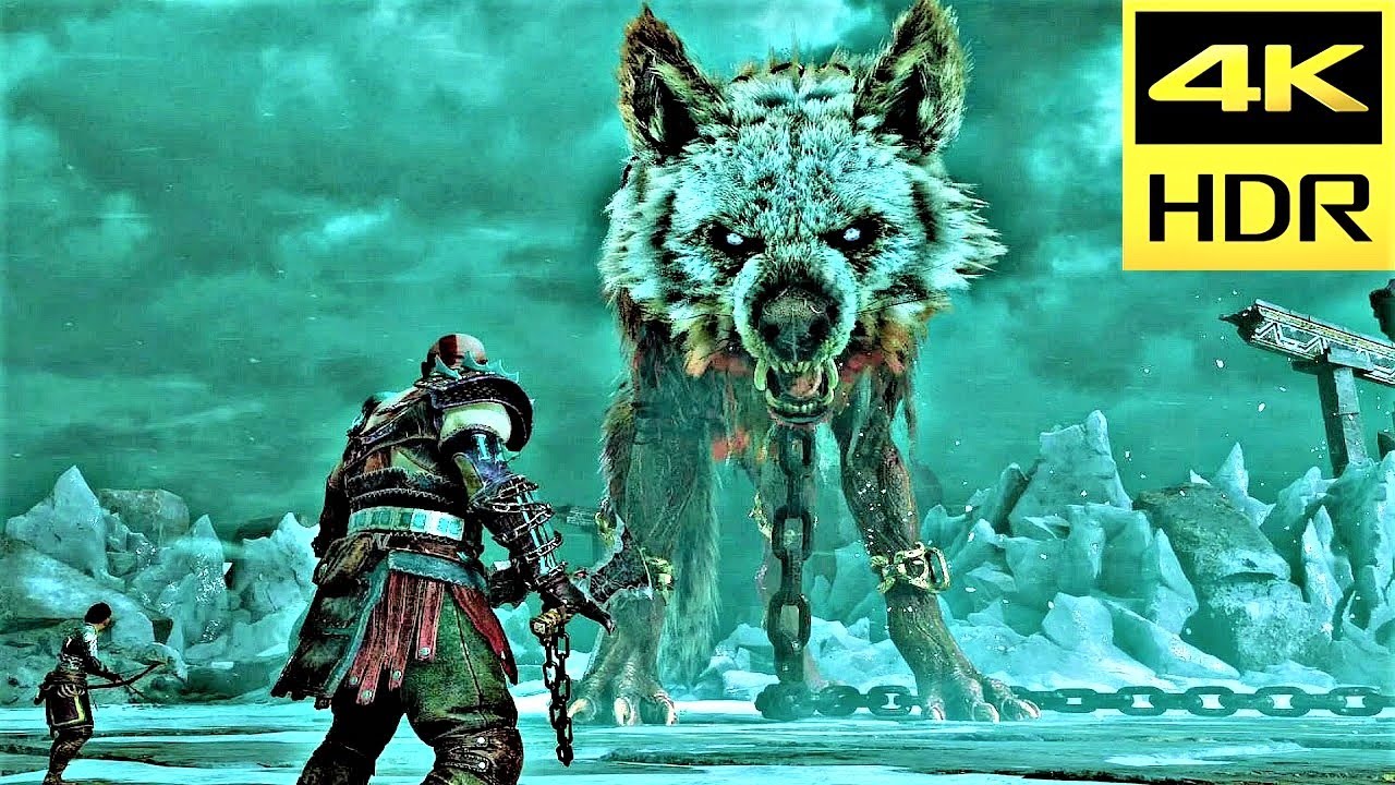 Kratos Insane Fight With Garm The Hell Wolf (Hardest Difficulty) | GOW ...