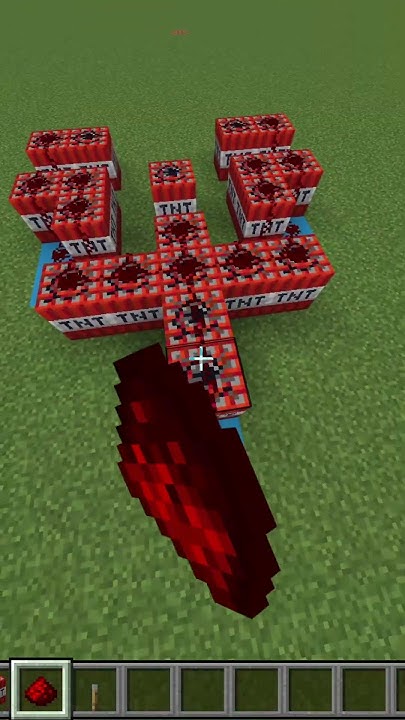 Minecraft Tnt Heart Trick ️ はいよろこんで️ Minecraft Shorts Youtube