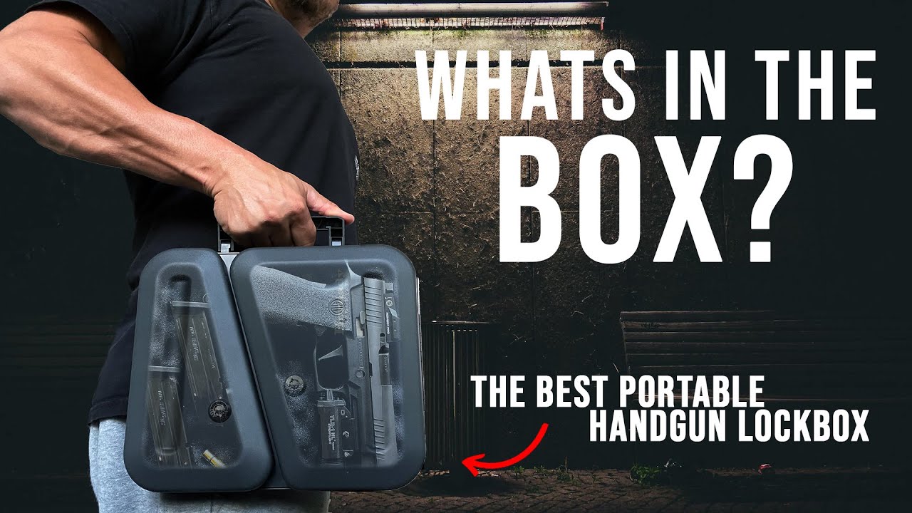 The Best Portable Handgun Safe!? Hornady Dual Lid Lock Box (A No BS ...