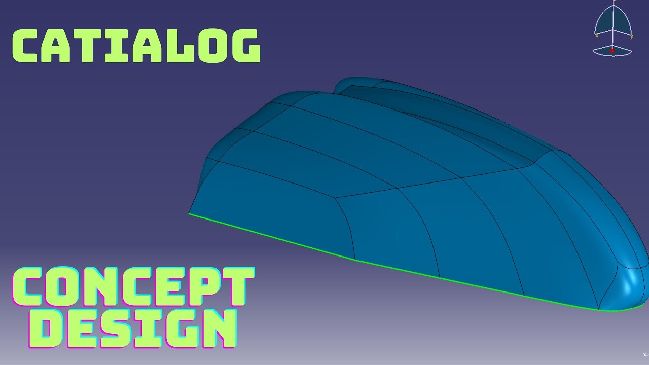 Concept Mouse Design -CATIA V5 - CATIALOG - YouTube