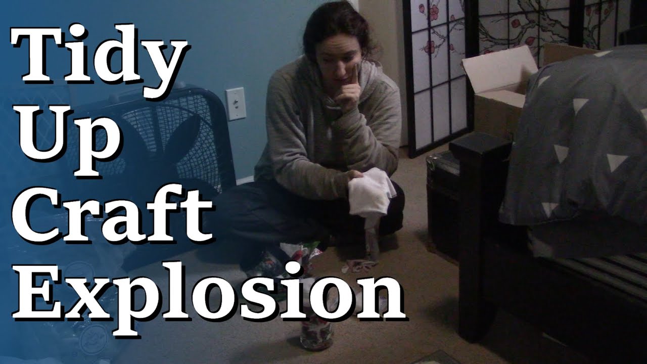 Vlogmas Tidy Up and Reset after a Craft Explosion - YouTube