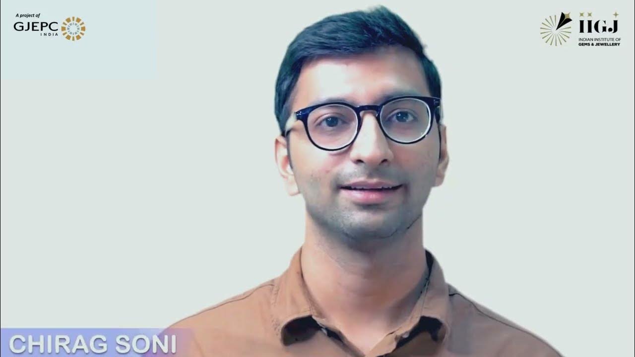 IIGJ Alumnus - Chirag Soni - YouTube