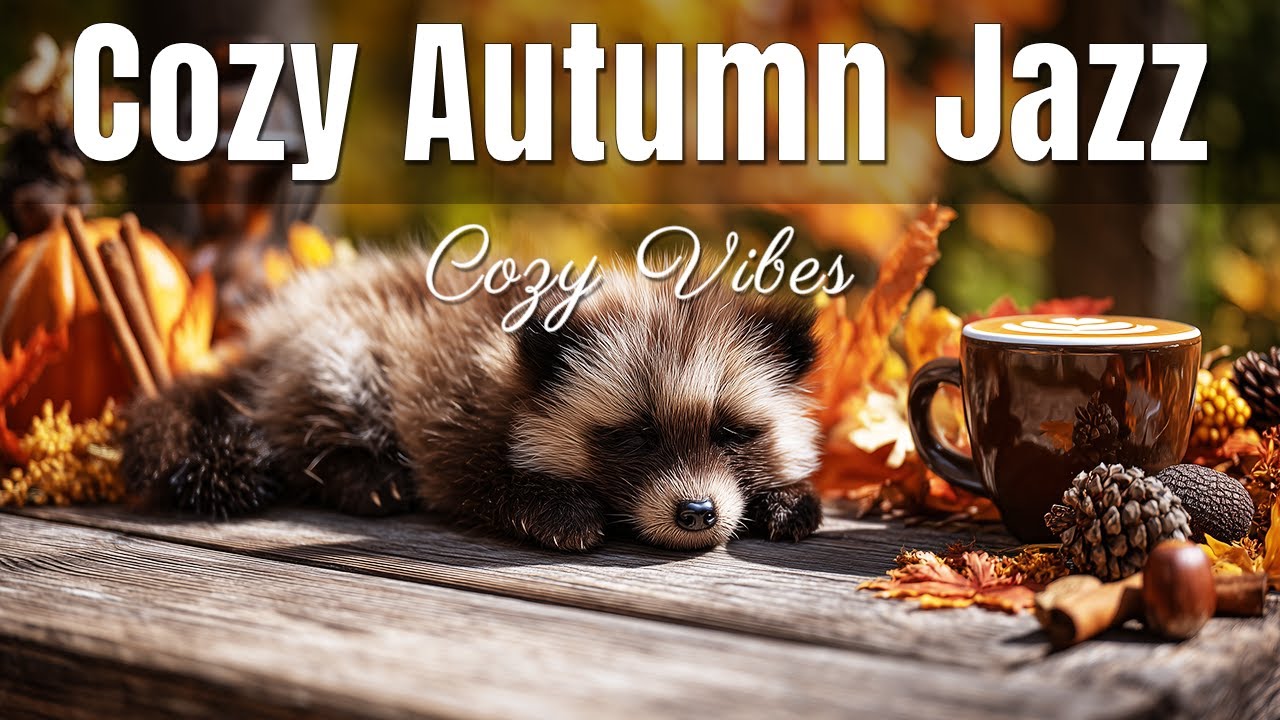 Golden Morning Jazz ☀ Relaxing Autumn Piano Café Music | 3 Hours Smooth ...