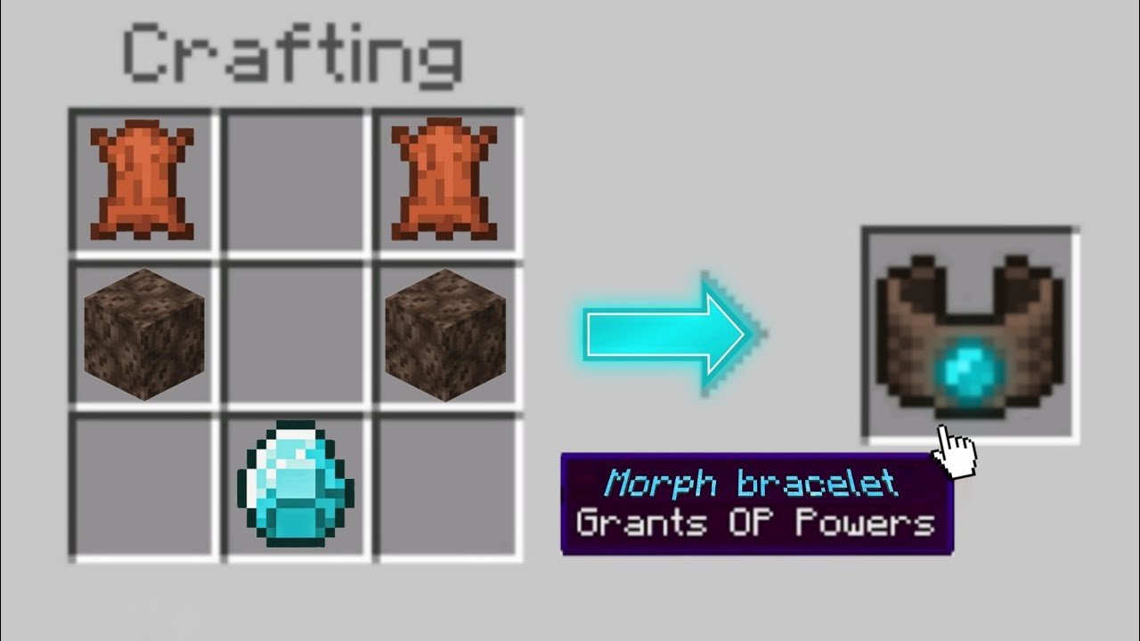 Minecraft But There Are Custom Op Morph Bracelet 😲 - YouTube