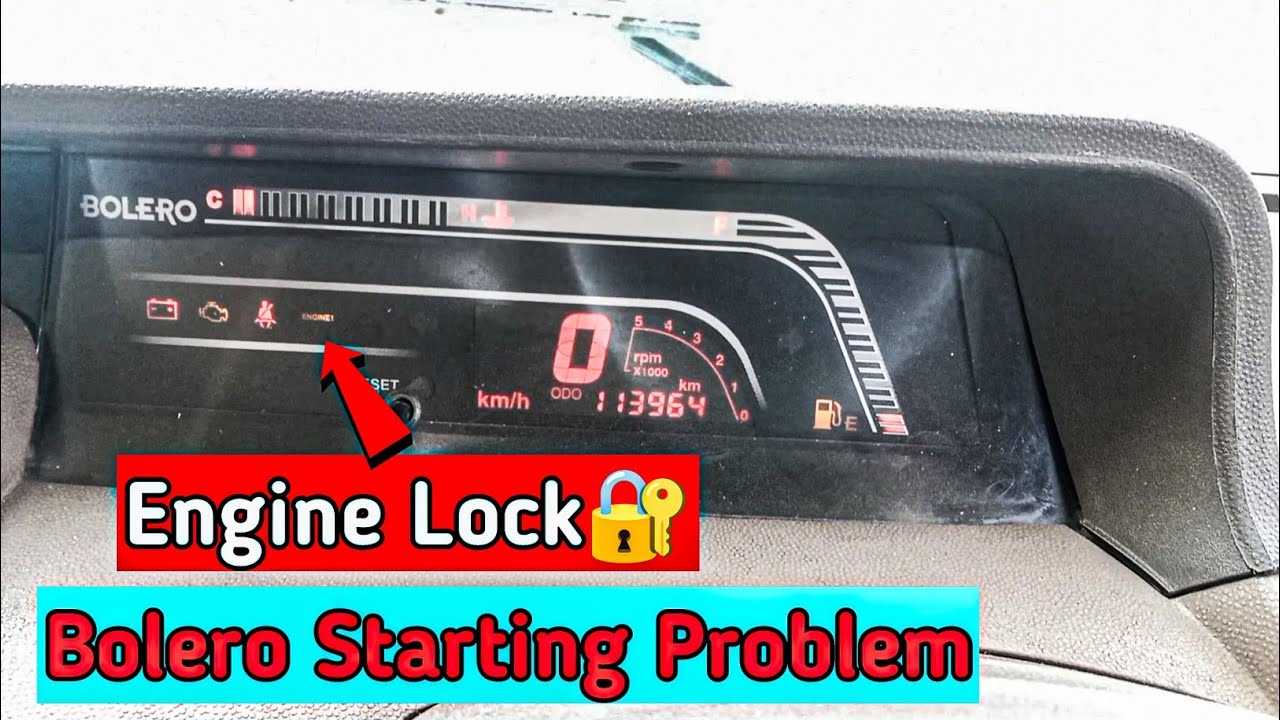 Bolero starting problem (DTC p1832)(DTC p183B)(DTC p183F) - YouTube