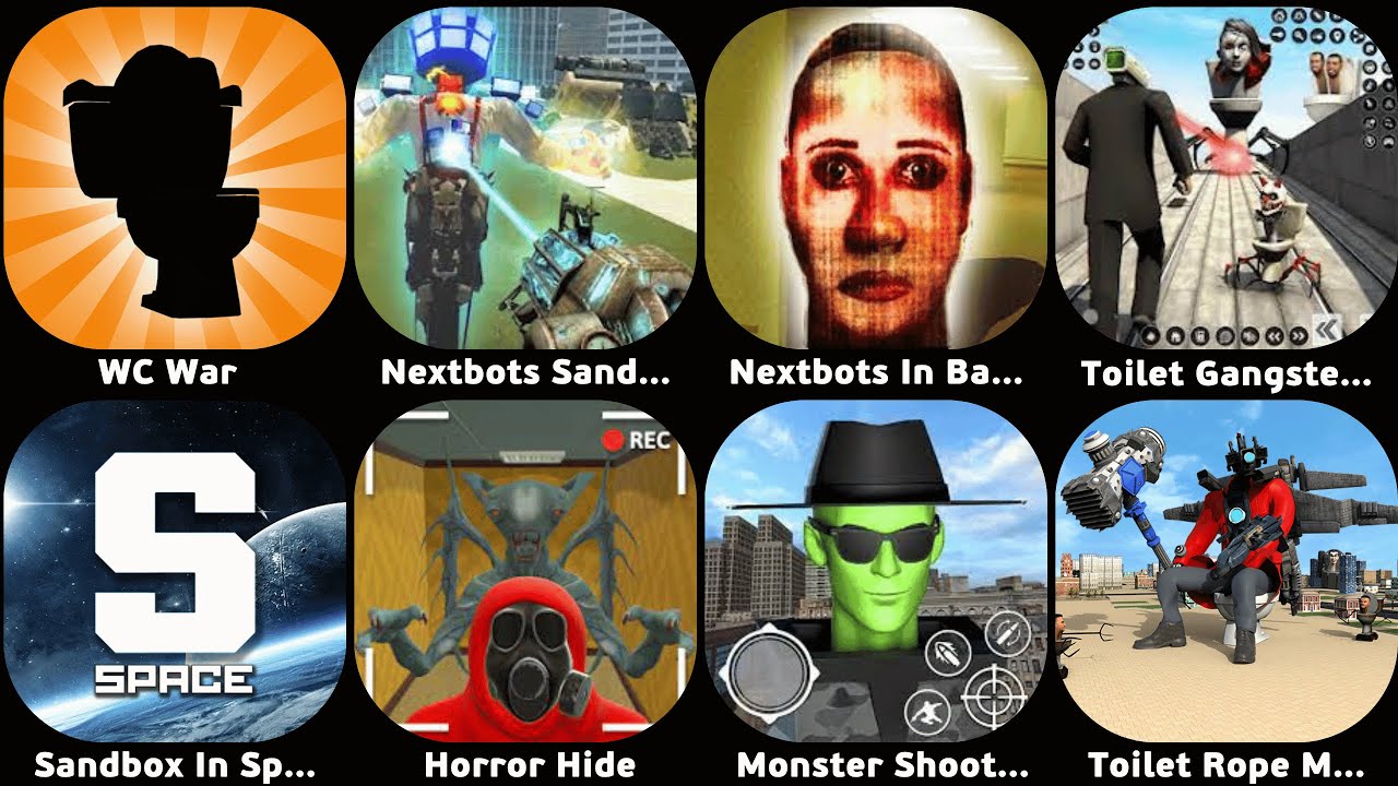 Nextbots Sandbox Playground,WC War,Nextbots In Bankrooms,Toilet ...