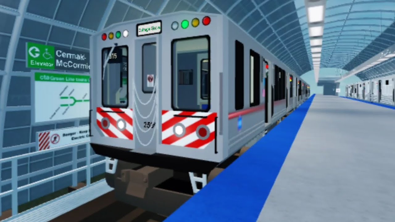 Roblox l CTA Loop - Series 2400 Cermak- McCormick Place → Cermak ...