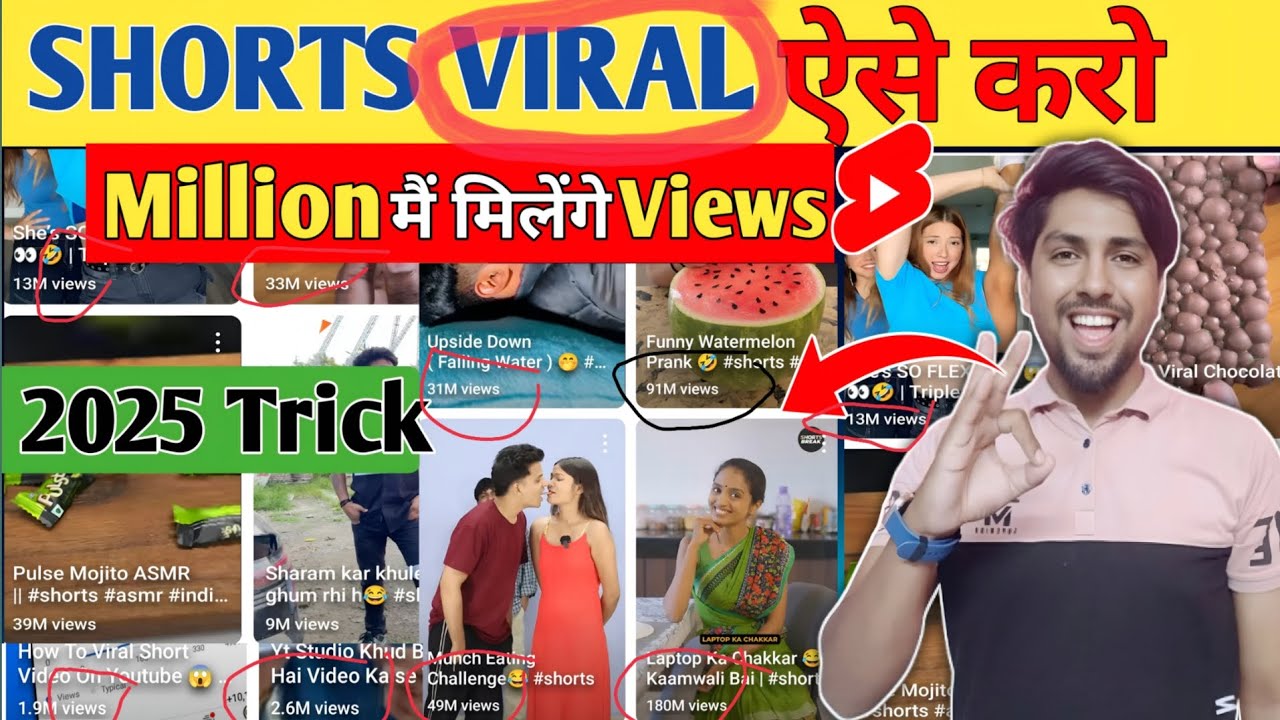 Short पर Million Views 📈| How To Viral Short Video On Youtube | Shorts ...