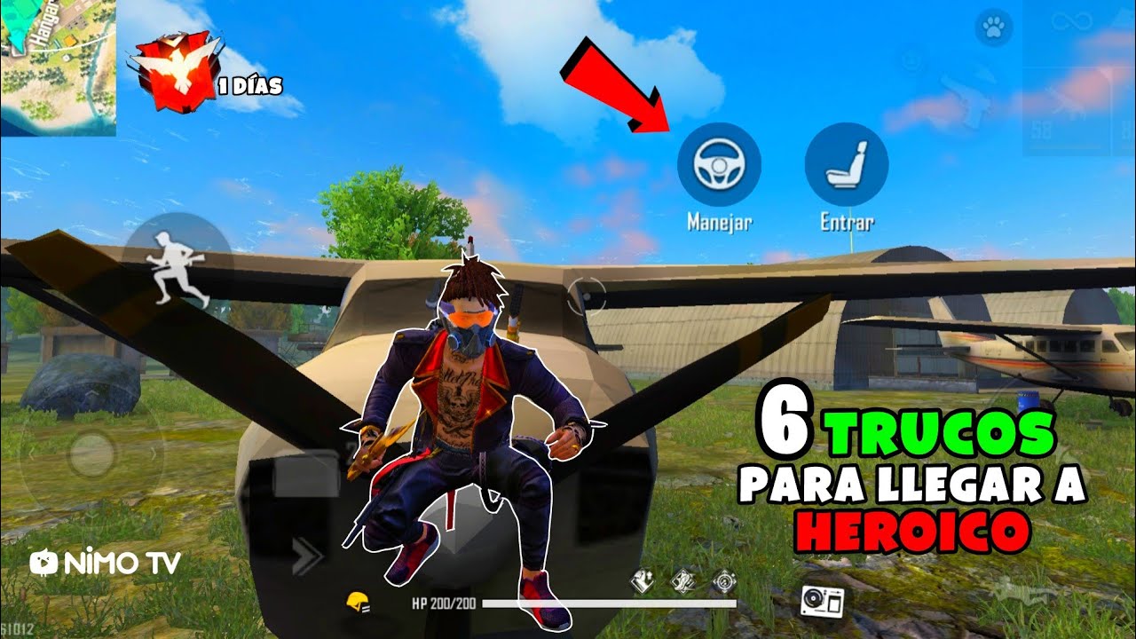 6 NUEVOS TRUCOS PARA LLEGAR A HEROICO EN 1 DIA EN FREE FIRE *IsAac19* - YouTube