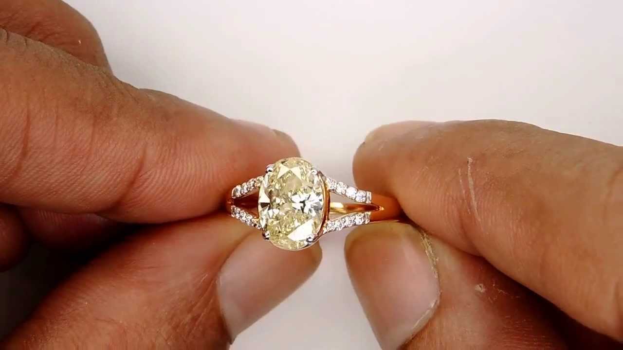 BIG 1 70ct 9 3x6 6mm Natural Diamond Oval 18K Yellow Gold Ring US 6 5 big-1-70ct-9-3x6-6mm-natural-diamond-oval-18k-yellow-gold-ring-us-6-5