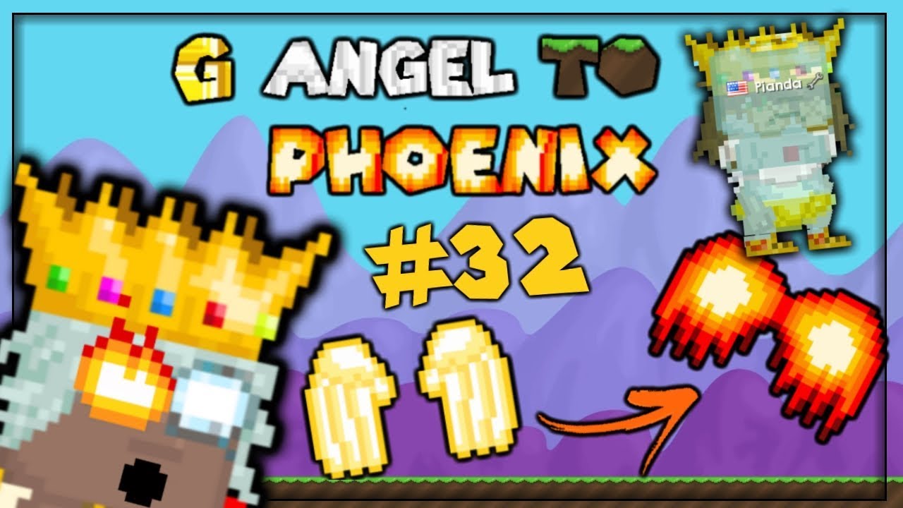 DROPGAME WTF!! | G Angel to PHOENIX #32 | Growtopia - YouTube