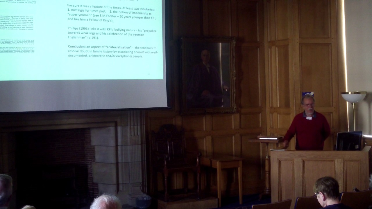 John Bibby: Zigzagging round Karl Pearson's Yorkshire roots - YouTube