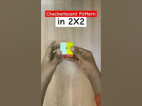 How to make Checkerboard Pattern in 2X2 cube #shorts #cuber #rubikscube ...