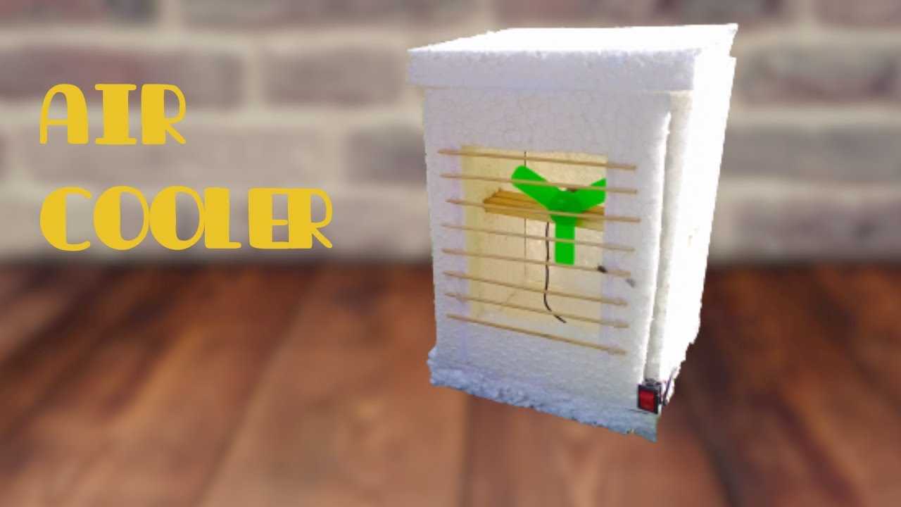How to Make Mini Air Cooler With DC motor ||Zee Inventions - YouTube