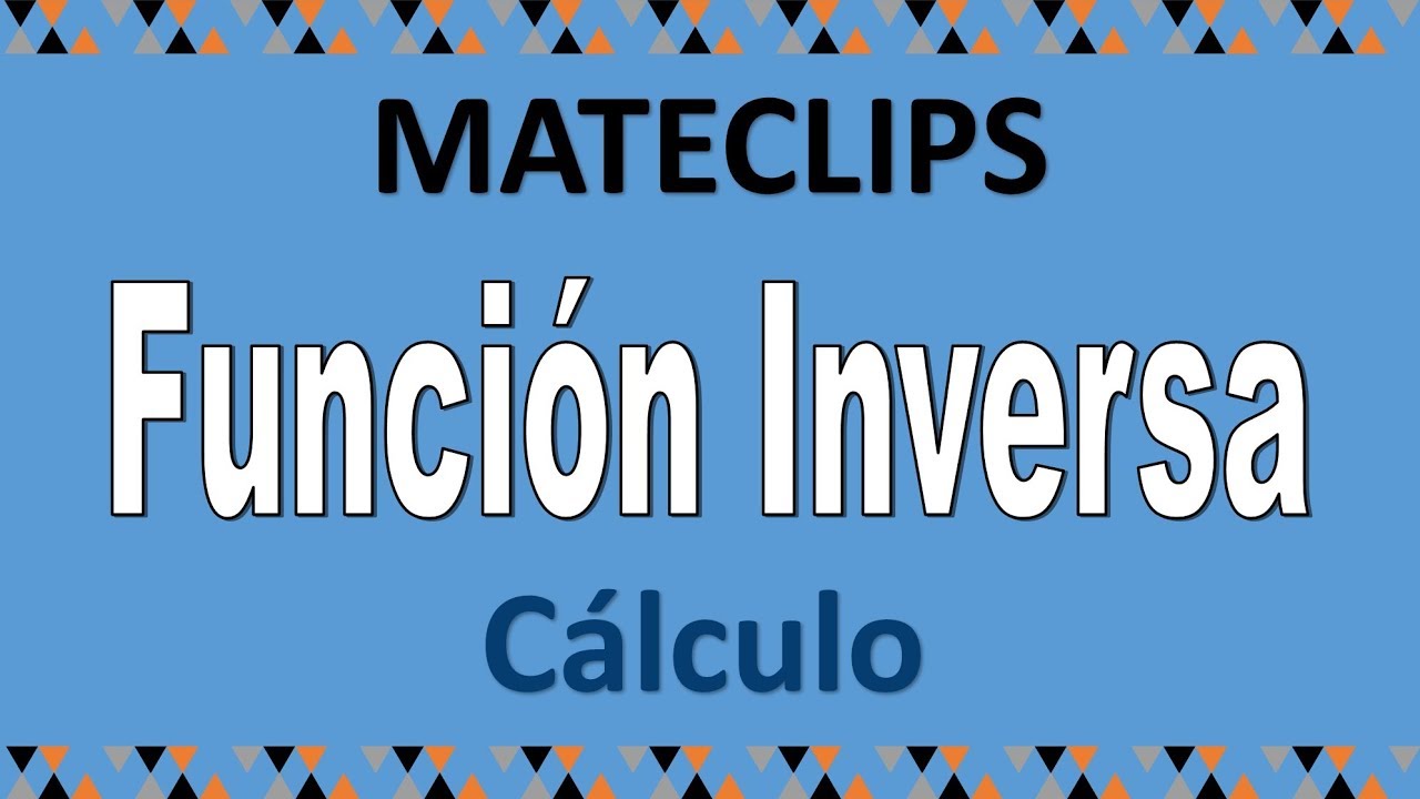 Función Inversa - Obtención de la fórmula o expresión algebraica - YouTube