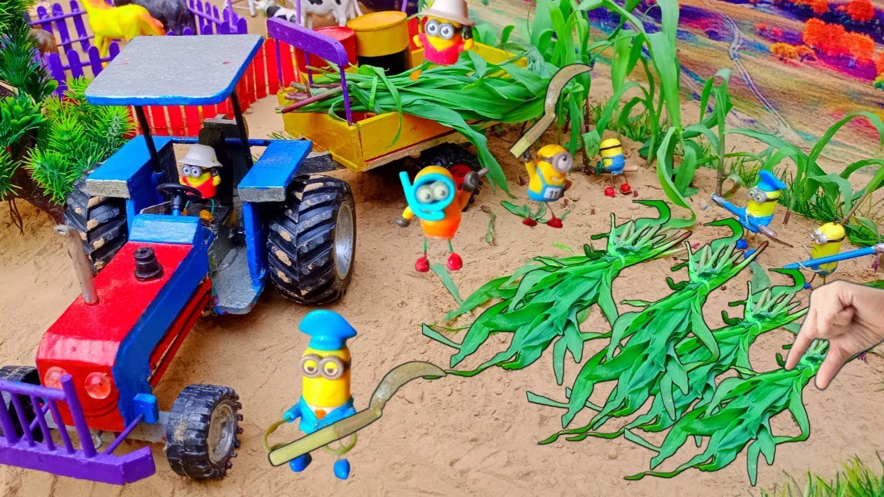 Top most creative diy tractor making road with fully loaded truck ...