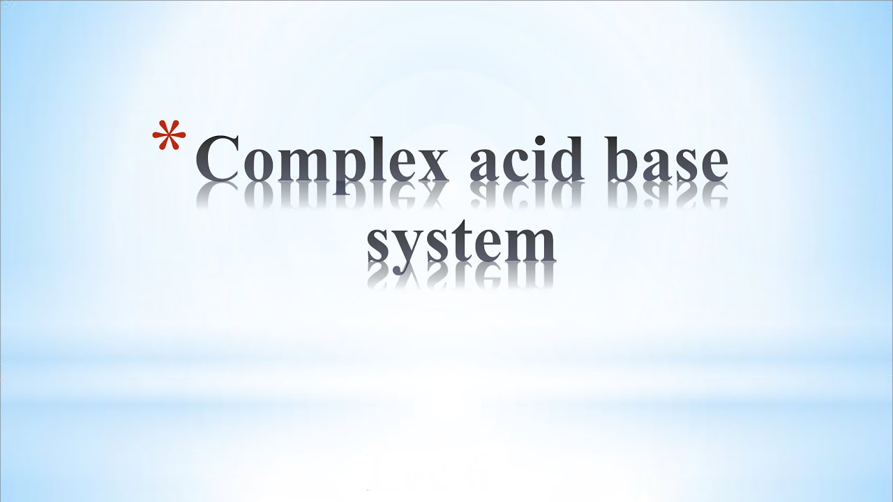 الكيمياء التحليلية - المحاضرة السادسة - مرحلة أولى - صيدلة - Complex ...