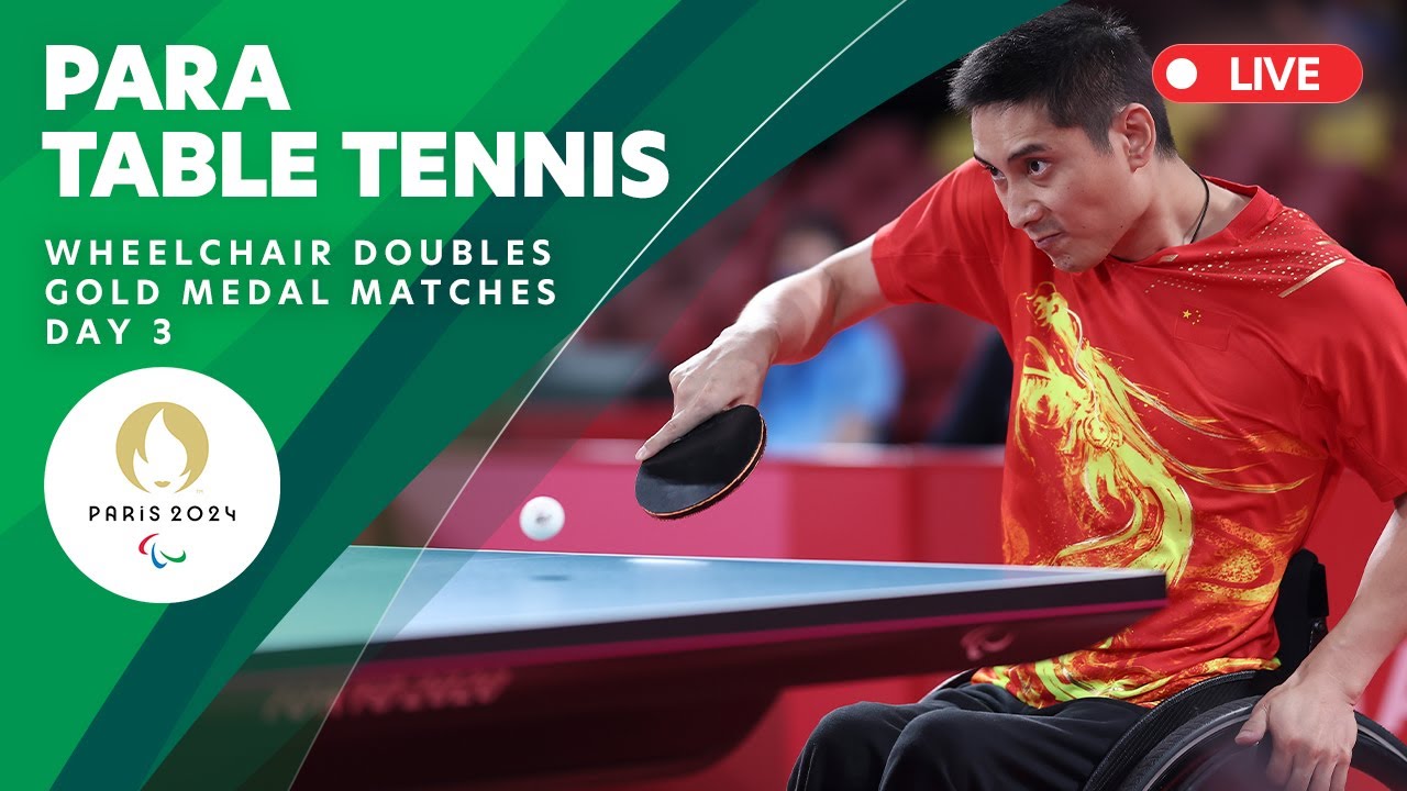 Para Table Tennis - Wheelchair Mixed Doubles Gold Medal Match | Day 4 ...
