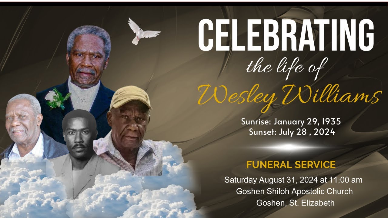 Funeral Service: Wesley Williams - YouTube