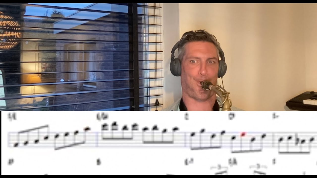 look for the silver lining | Reading Exercise Alto saxophone - YouTube