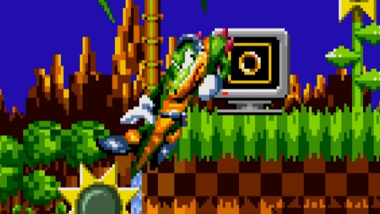 Vector in Sonic 1 | Sonic Hacks ⭐️ Gameplay - YouTube