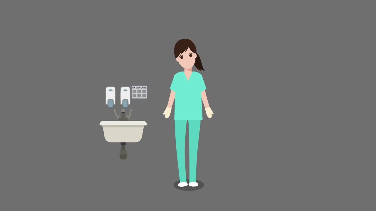 Hand disinfection introduction animation - YouTube