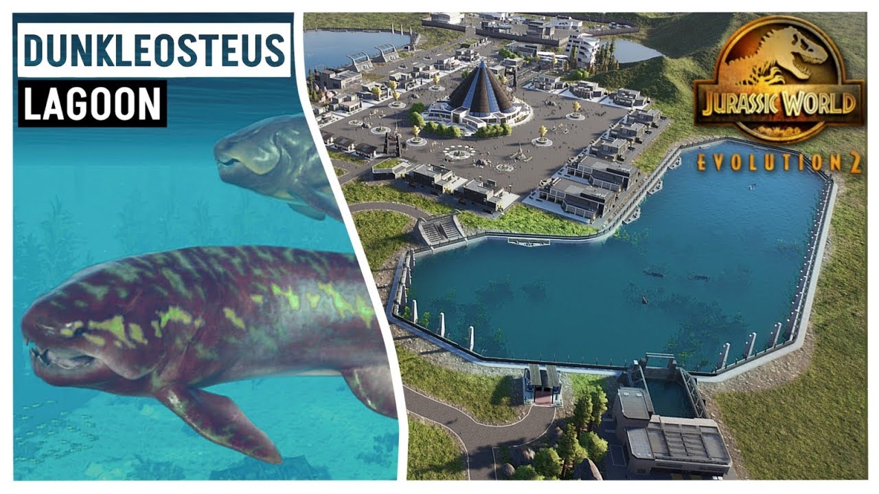 HUGE DUNKLEOSTEUS LAGOON | Jurassic World Evolution 2 - YouTube