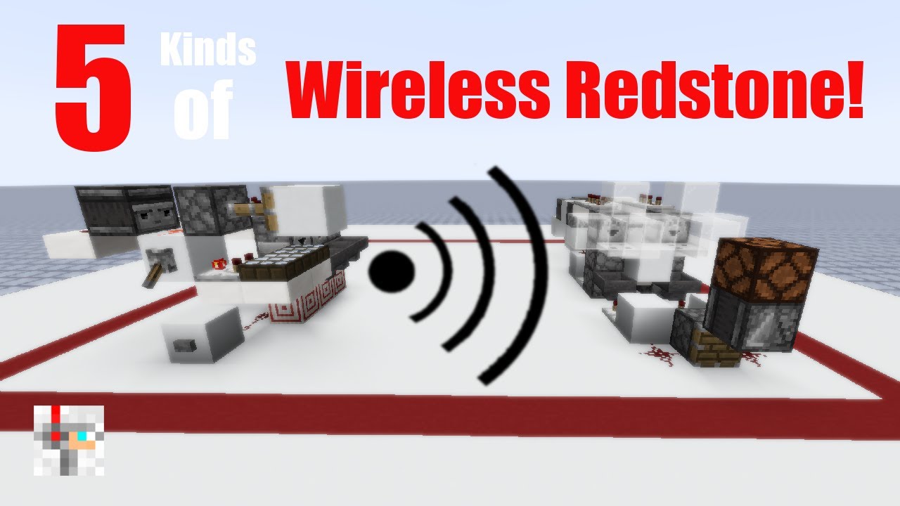 5 Ways to Make Wireless Redstone in Minecraft - YouTube