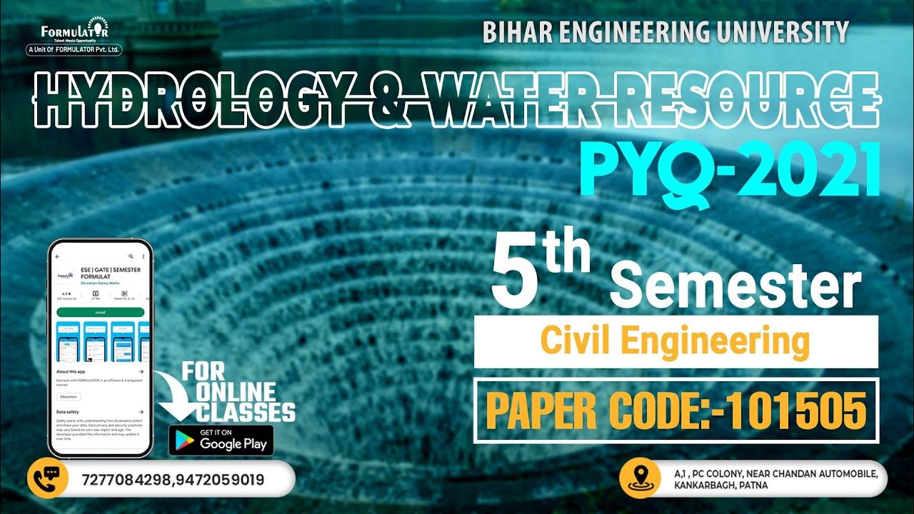 BEU PYQ-2021 Hydrology & Water Resource #5th #semester #civilengineering #beu #civil #hydrology ...