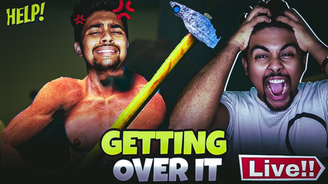 GETTING OVER IT LIVE😎🤪|| MAD REACTION🤢🥴|| #carryminati #carryislive # ...