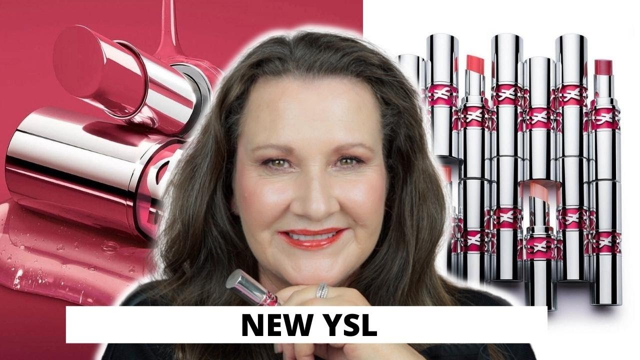 NEW YSL ROUGE VOLUPTÉ CANDY GLAZE | Swatches & try-on | Four Shades ...