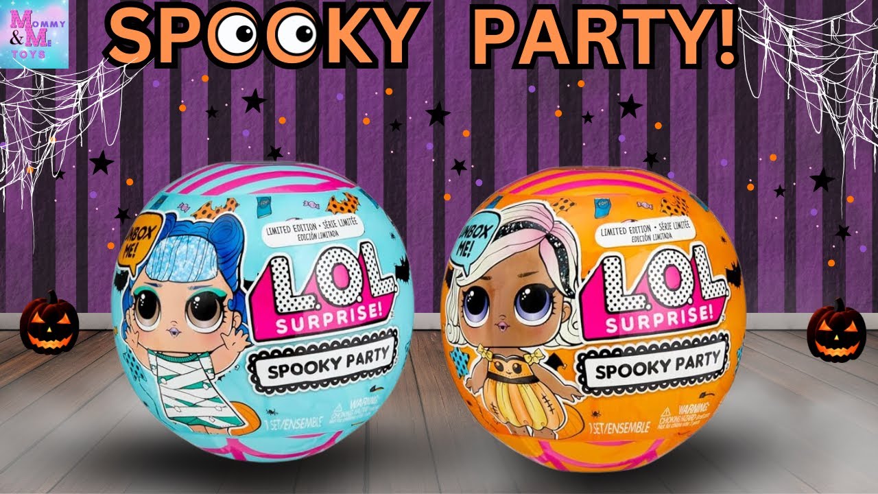 NEW LOL Surprise SPOOKY Party Halloween Dolls Unboxing! - YouTube
