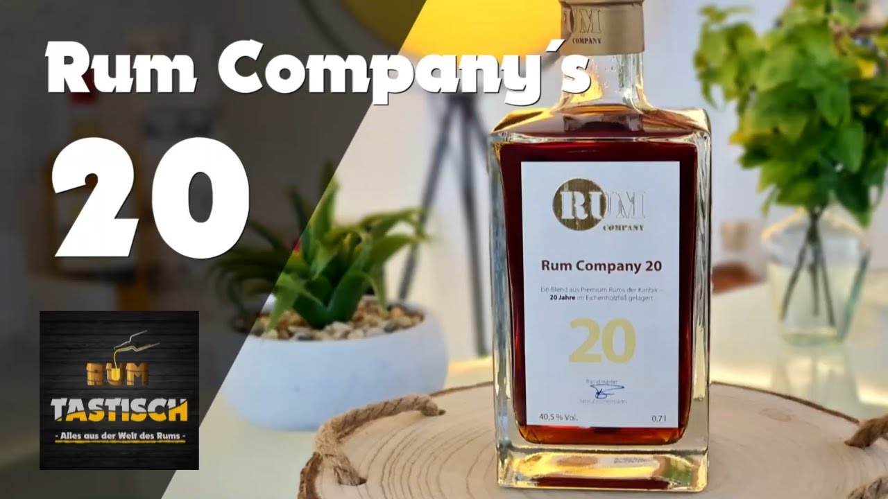 Rum Company 20 | Rum-Tasting 🥃 ECHTER, 20 Jahre alter karibischer Rum ...