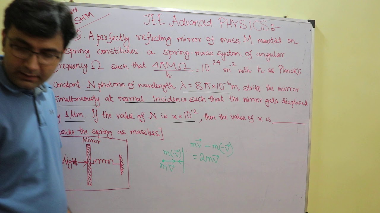 IIT JEE Advanced physics problem solving session 9: Wave nature of ...